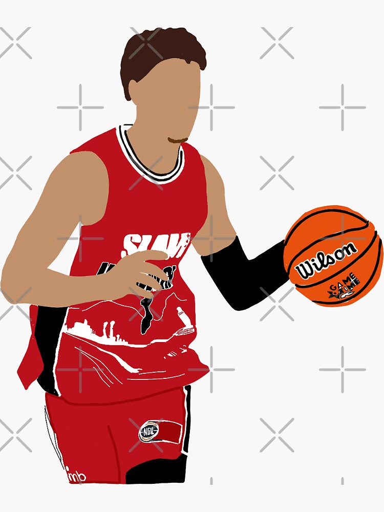"lamelo ball drawing " Sticker for Sale by ideasbymadison | Redbubble