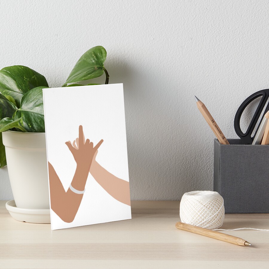 "AST Hand Sign" Art Board Print by Ot2000 | Redbubble