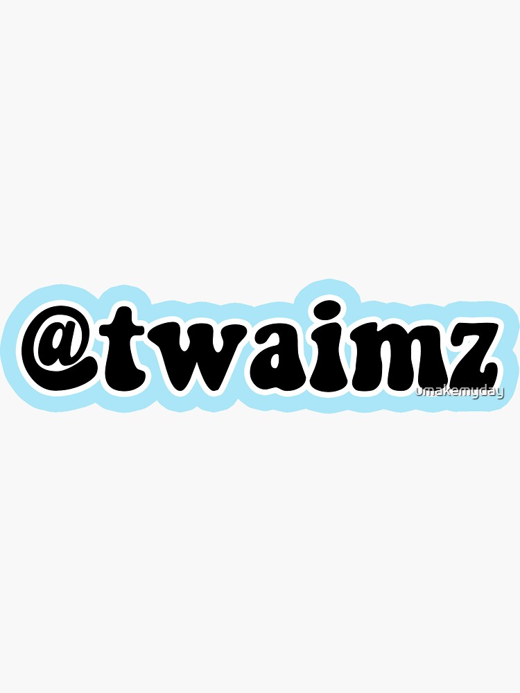 "Twaimz" Sticker for Sale by umakemyday | Redbubble