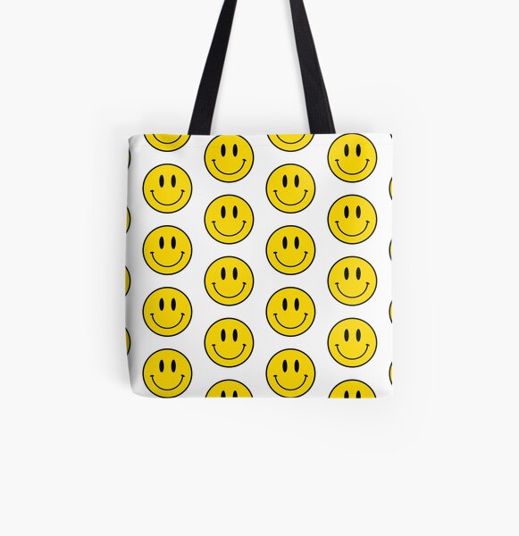 Smiley Face Tote Bags | Redbubble