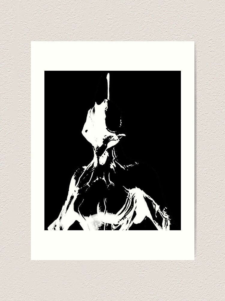 "Silhouette Nyx Warframe Fan-art" Art Print by ulitau | Redbubble
