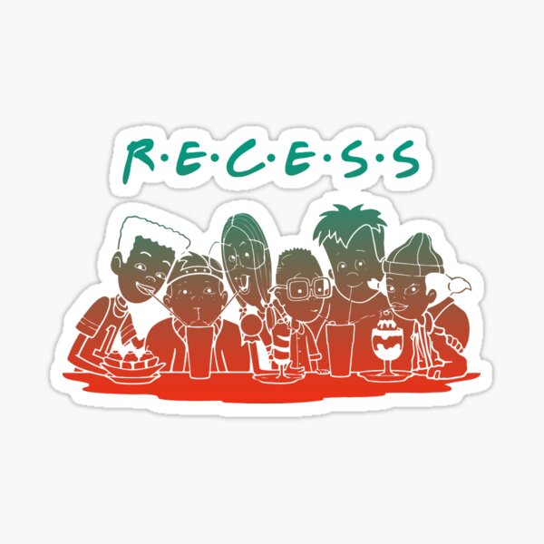 "recess fams" Sticker for Sale by raffitidesign | Redbubble