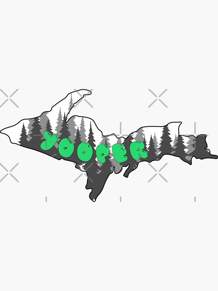 "Yooper" Sticker by Jessimk | Redbubble