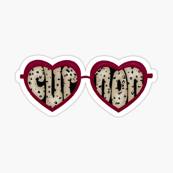 "Cur Non Sunglasses" Sticker by cc1401 | Redbubble