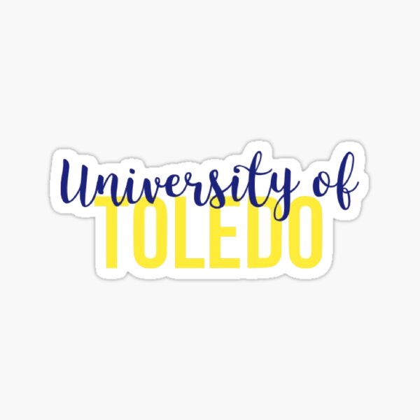 "University of Toledo" Sticker for Sale by SamanthaWulff | Redbubble