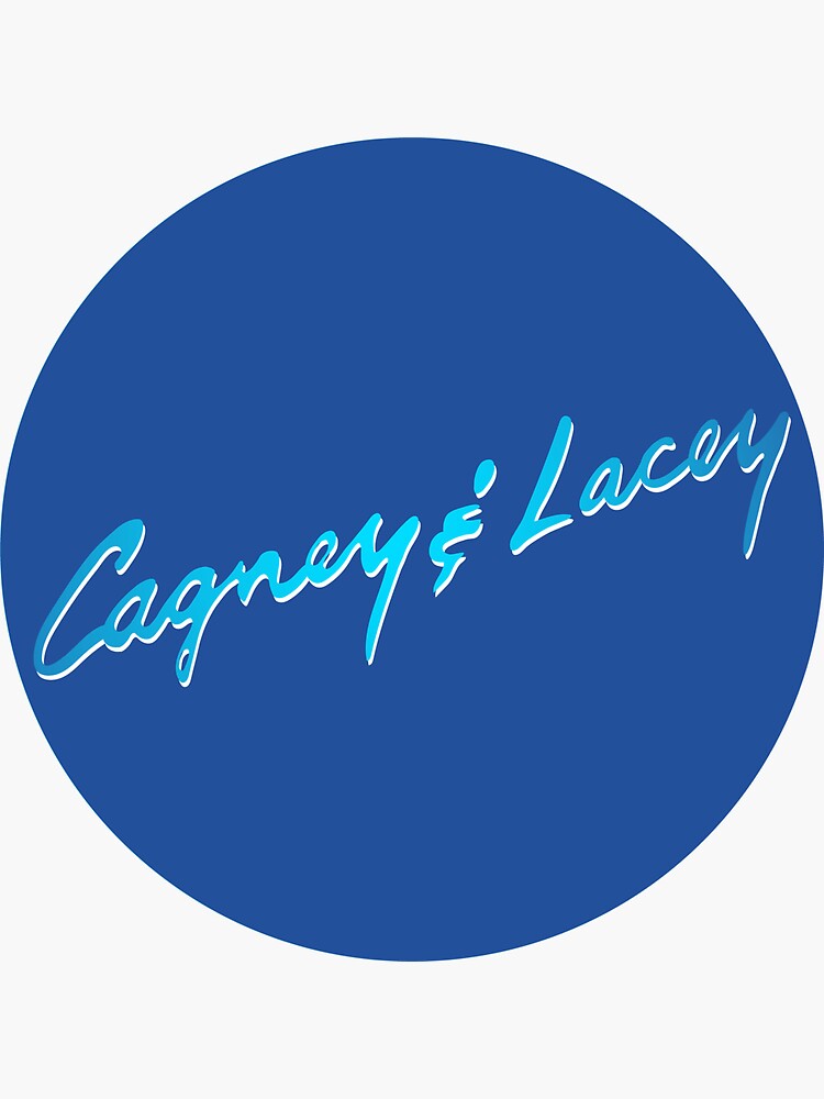 "Cagney and Lacey 80s classic TV Series Logo" Sticker for Sale by Girty ...