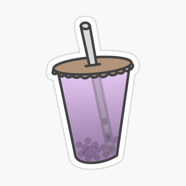 "Purple/Taro Boba" Sticker by bzimmerman73 | Redbubble