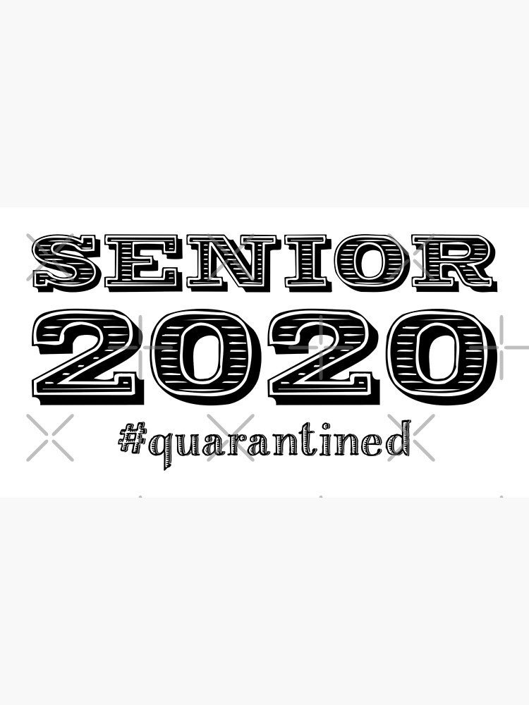 "Senior 2020" Poster by chrismanubag | Redbubble