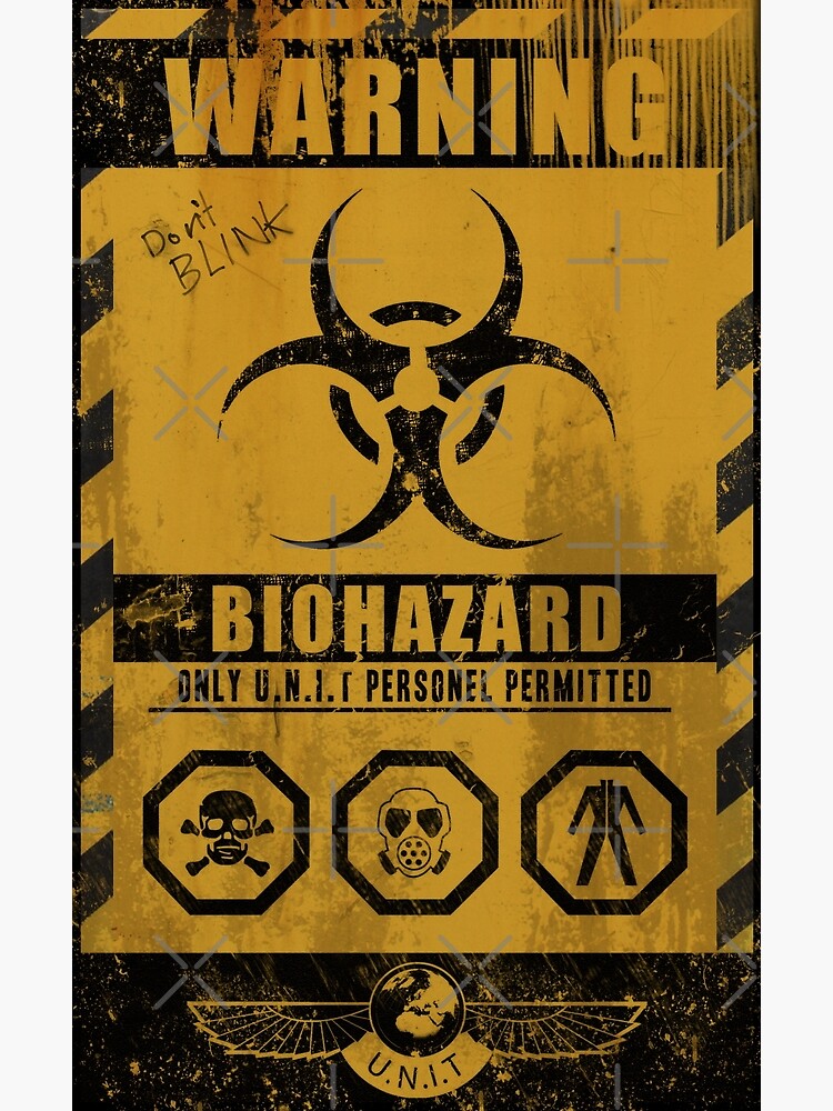UNIT - BIOHAZARD Premium Matte Vertical Poster sold by Carla Gomes ...