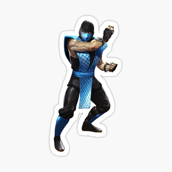 "Mortal Kombat - Sub-Zero Classic Art - 154719420" Sticker by hdpic ...