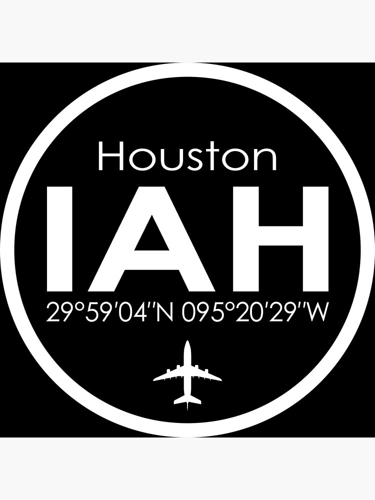 "IAH, Houston George Bush Intercontinental Airport" Photographic Print ...