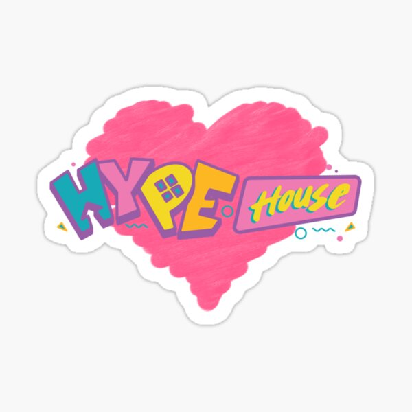 "Hype House" Sticker for Sale by 32BlackRoses | Redbubble