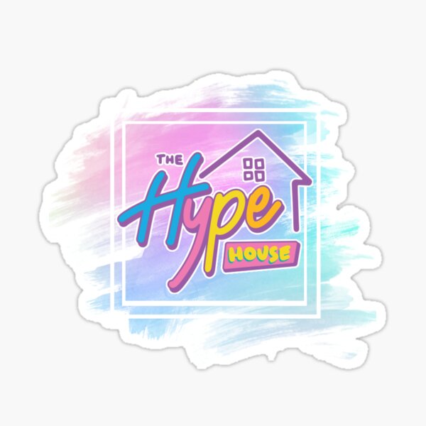 "Hype House" Sticker for Sale by 32BlackRoses | Redbubble
