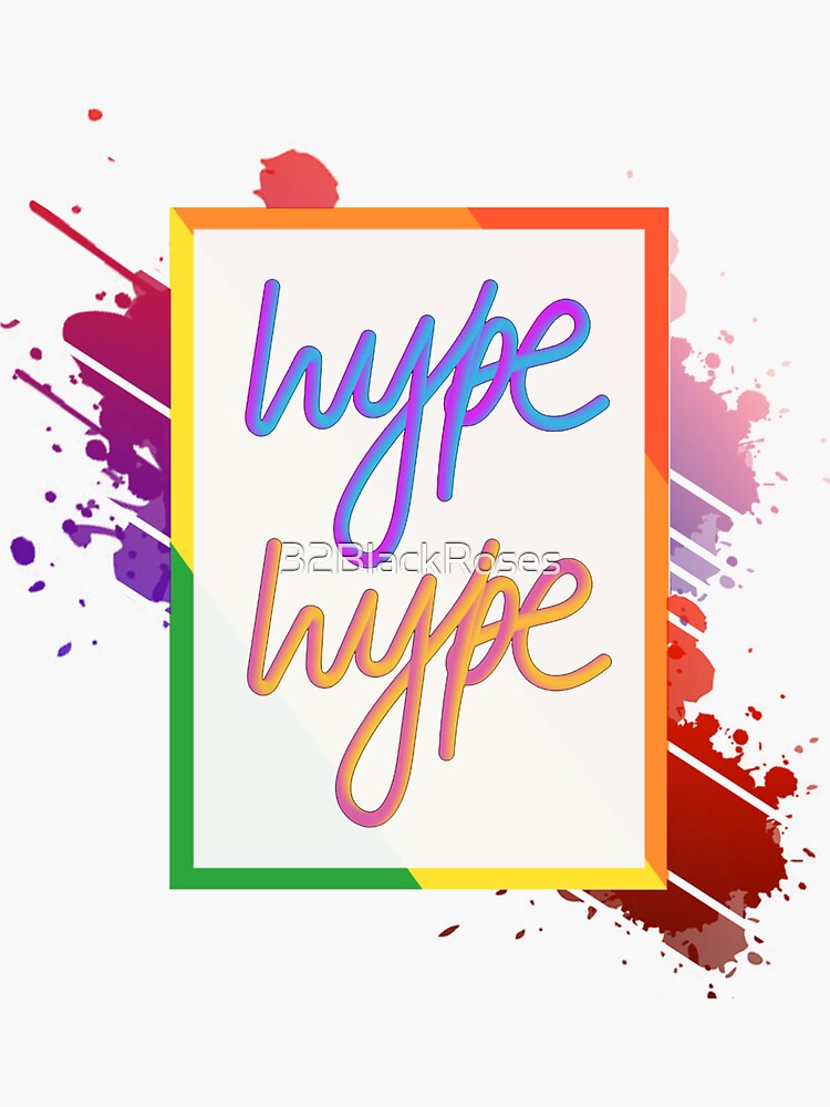 "Hype House" Sticker for Sale by 32BlackRoses | Redbubble