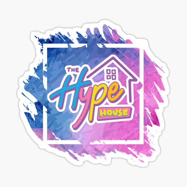 "Hype House" Sticker by 32BlackRoses | Redbubble
