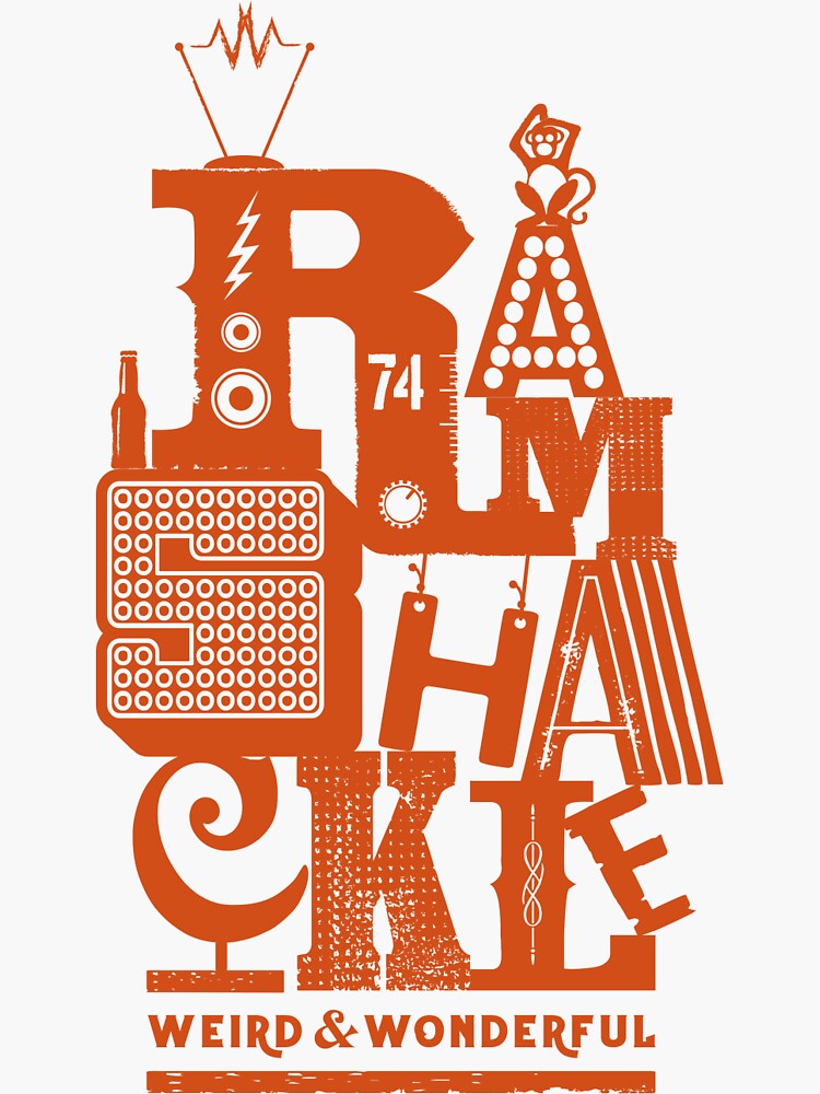 "Ramshackle Logo - Main" Sticker by RamshackleMike | Redbubble