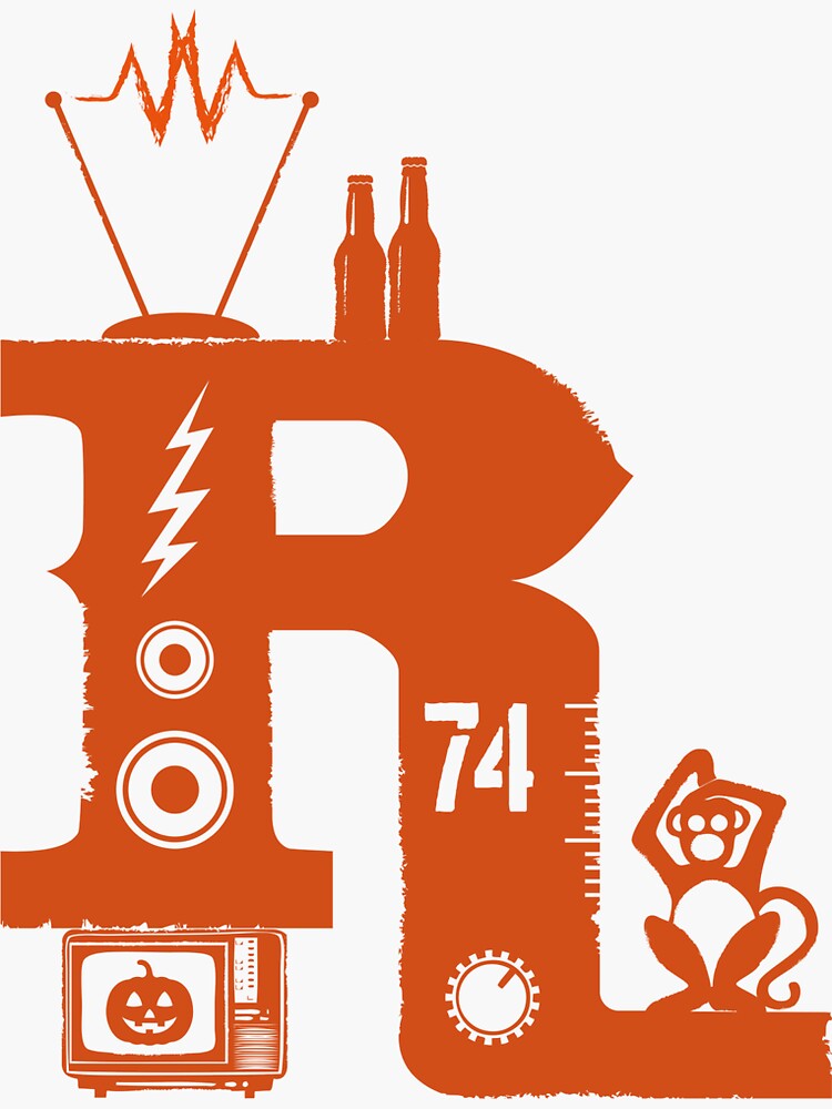 "Ramshackle - Basic R Logo" Sticker by RamshackleMike | Redbubble