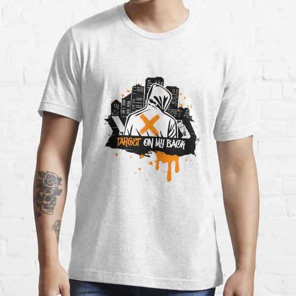 "Graffiti guy - target on my back" T-shirt by rcmorigami | Redbubble
