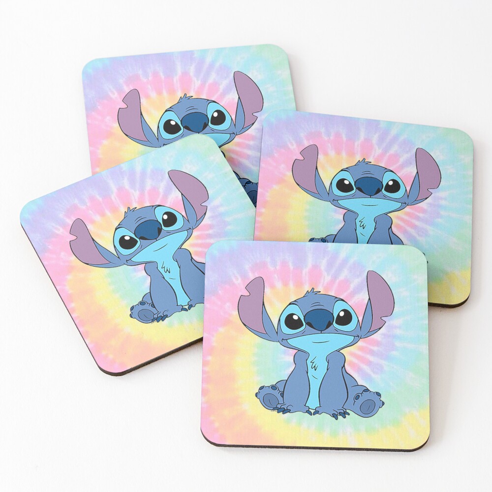 "colorfull Stitch" Coasters (Set of 4) for Sale by SDKAY | Redbubble