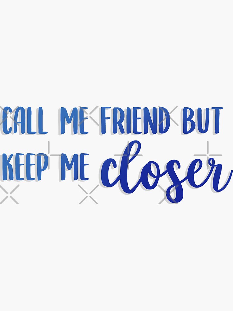 "Billie Eilish - call me friend" Sticker for Sale by aubrii | Redbubble