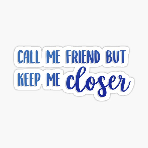 "Billie Eilish - call me friend" Sticker for Sale by aubrii | Redbubble