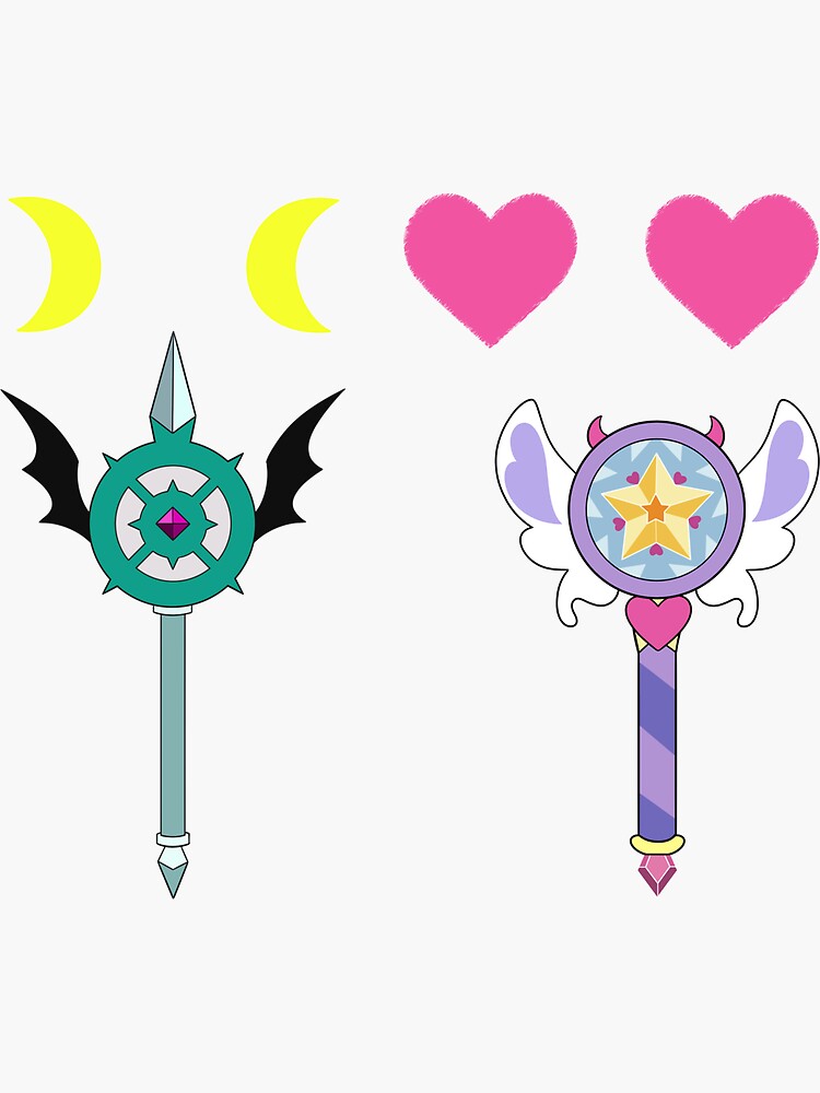 "Star's Wand" Sticker by EvelynWn | Redbubble