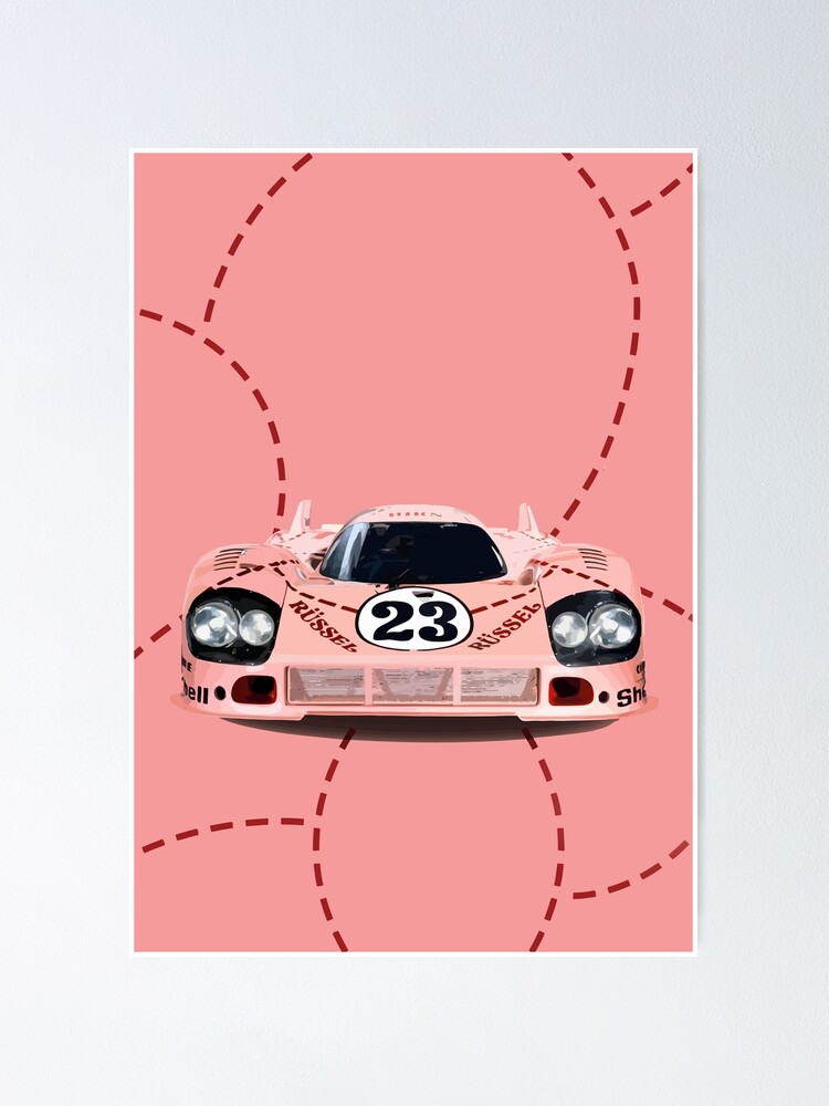 "Porsch 917-20 No 23 'Pink Pig' 1971" Poster for Sale by ...