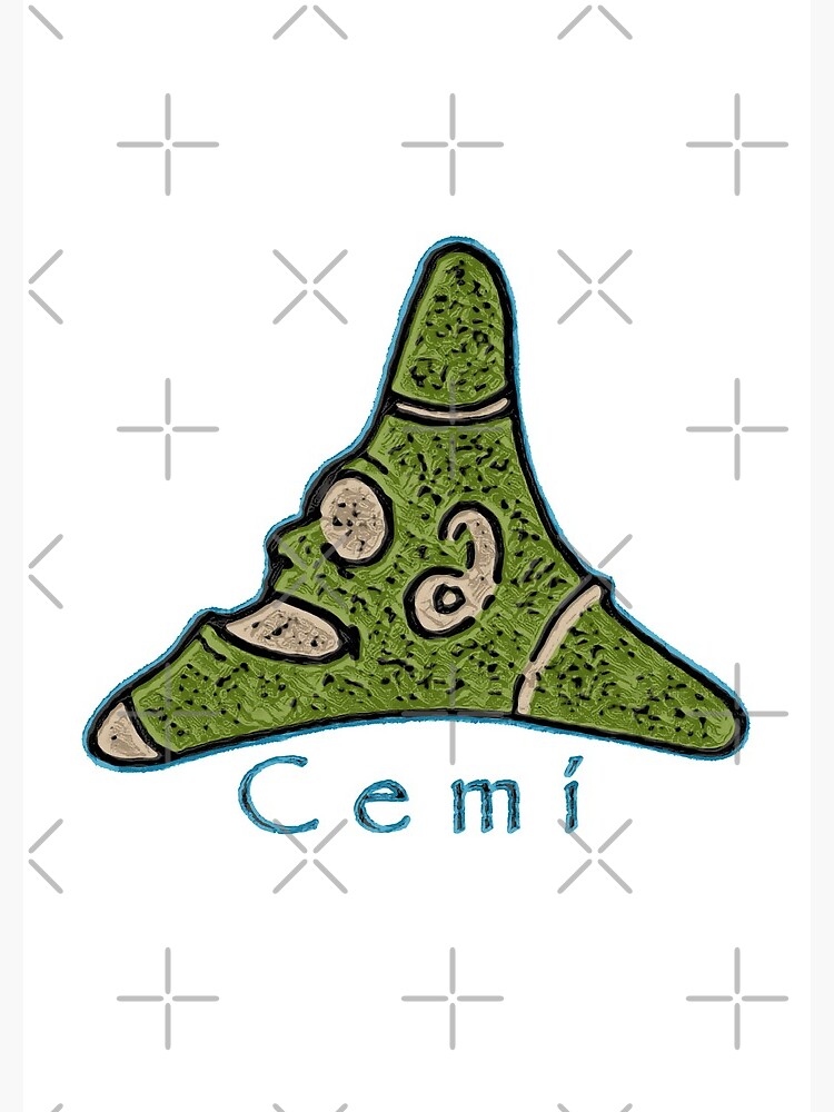 "Cemí Taíno Symbol Puerto Rico" Spiral Notebook by liamaris | Redbubble