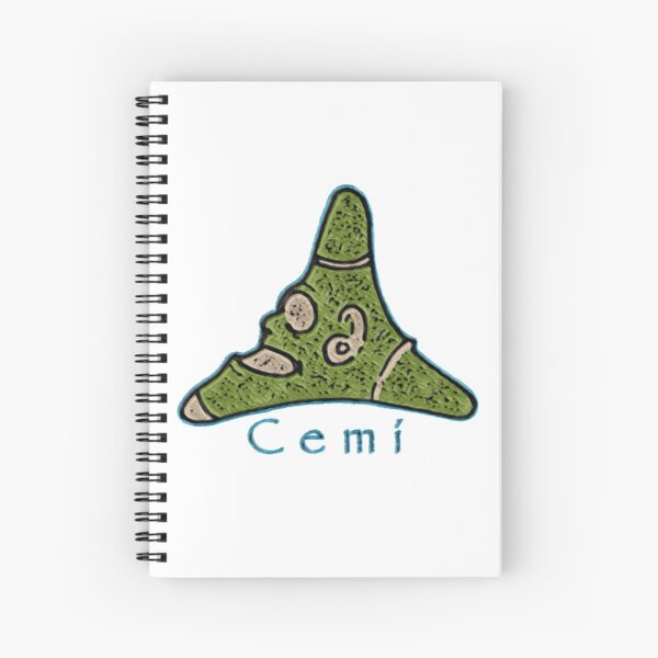 "Cemí Taíno Symbol Puerto Rico" Spiral Notebook for Sale by liamaris ...