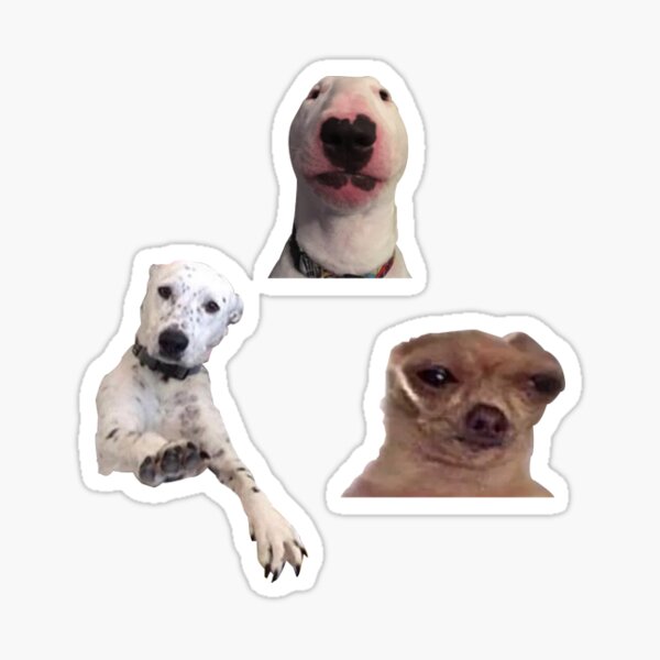 "dog memes pack" Sticker for Sale by FabHarrison | Redbubble