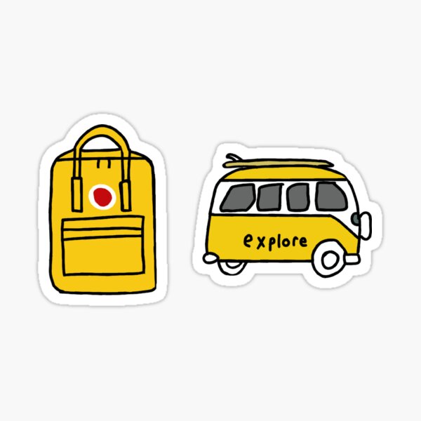 "Yellow vsco mini sticker pack" Sticker for Sale by marthaeast | Redbubble