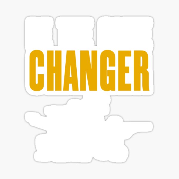 "BE THE GAME CHANGER" Sticker by danyc88 | Redbubble