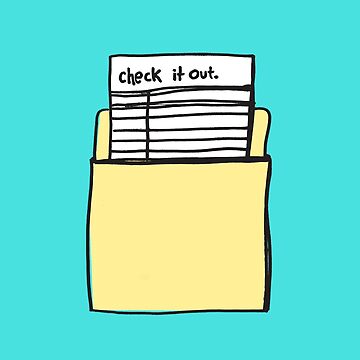 "Check it Out" Sticker for Sale by Ann Riker | Redbubble