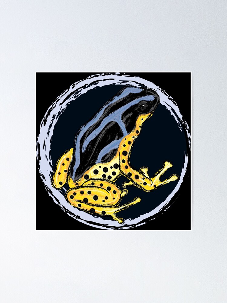 "Artwork of a Poison Dart Frog X" Poster by JDHegemann | Redbubble