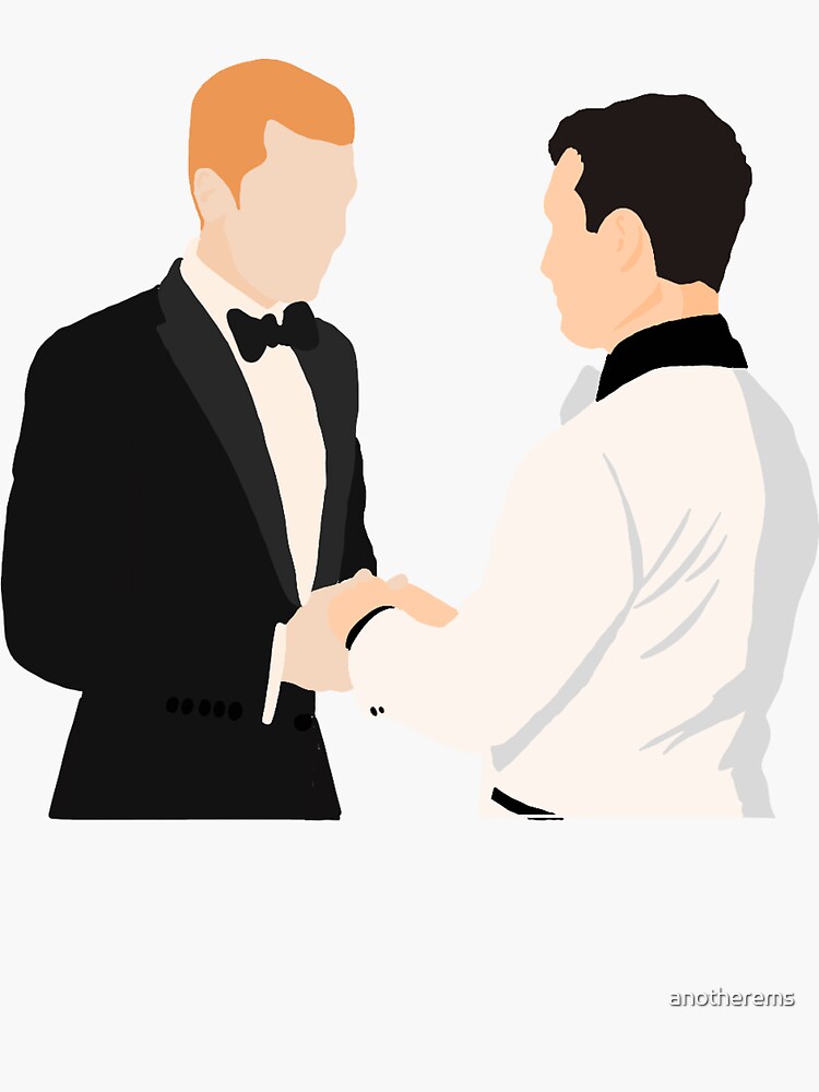 "Ian and Mickey wedding gallavich" Sticker by anotherems | Redbubble