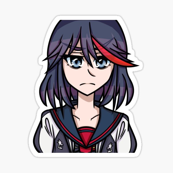 "Ryuko" Sticker for Sale by Noitamia | Redbubble