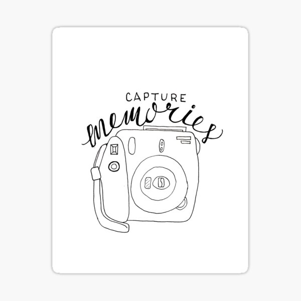 "Capture Memories Camera" Sticker by allynoel98 | Redbubble