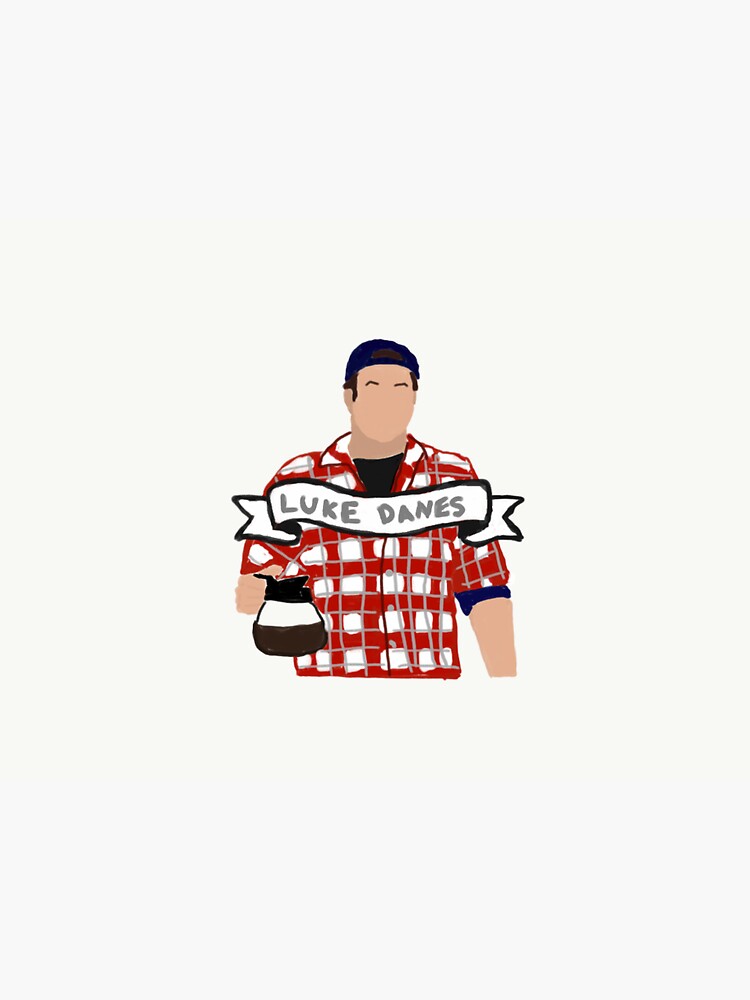 "Luke Danes" Sticker for Sale by Emmyeason | Redbubble