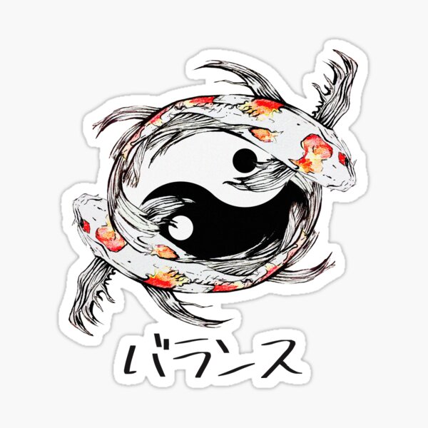 "Balance" Sticker for Sale by mesmerizze | Redbubble