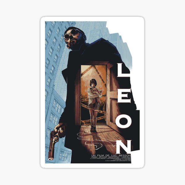 "Léon Fan-Art Cover" Sticker by Robin- | Redbubble