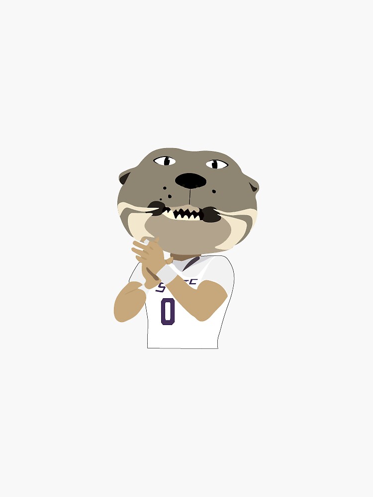 "Willie the Wildcat- Basketball" Sticker for Sale by Katsrock | Redbubble