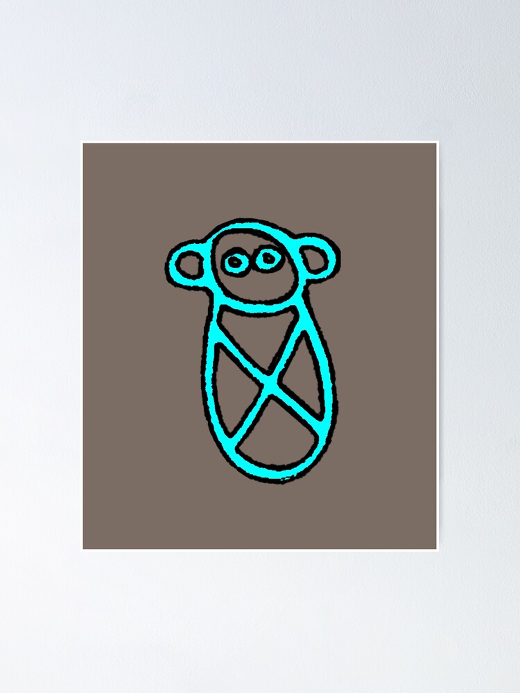 "Baby Taíno Symbol" Poster by liamaris | Redbubble