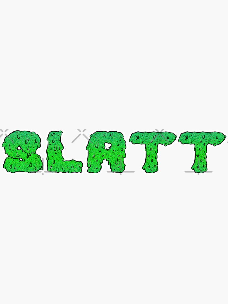 "Slatt" Sticker for Sale by NicholasForbes | Redbubble