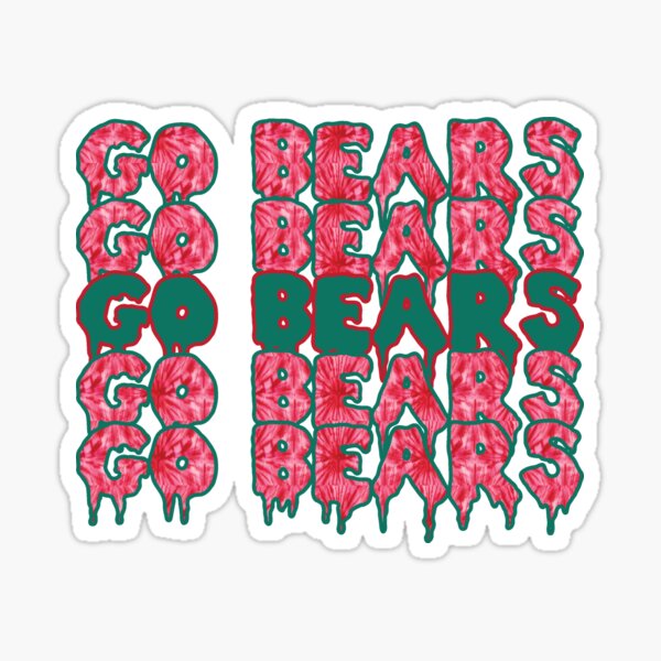 "Go Bears Drip" Sticker for Sale by shaber7 | Redbubble