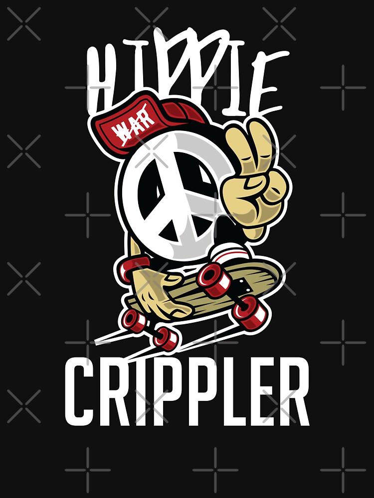 "Weed Strain Cartoon Characters, Hippie Crippler Product" T-shirt for ...