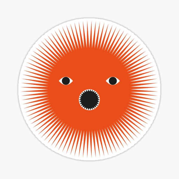 "Angry Puffer Fish" Sticker for Sale by AlexOmist | Redbubble