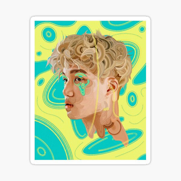 "Kai" Sticker by heauxxart | Redbubble