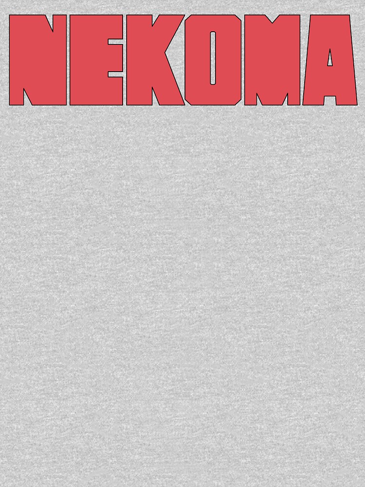 "Nekoma Logo Red on Back" T-shirt for Sale by realishkyle | Redbubble ...
