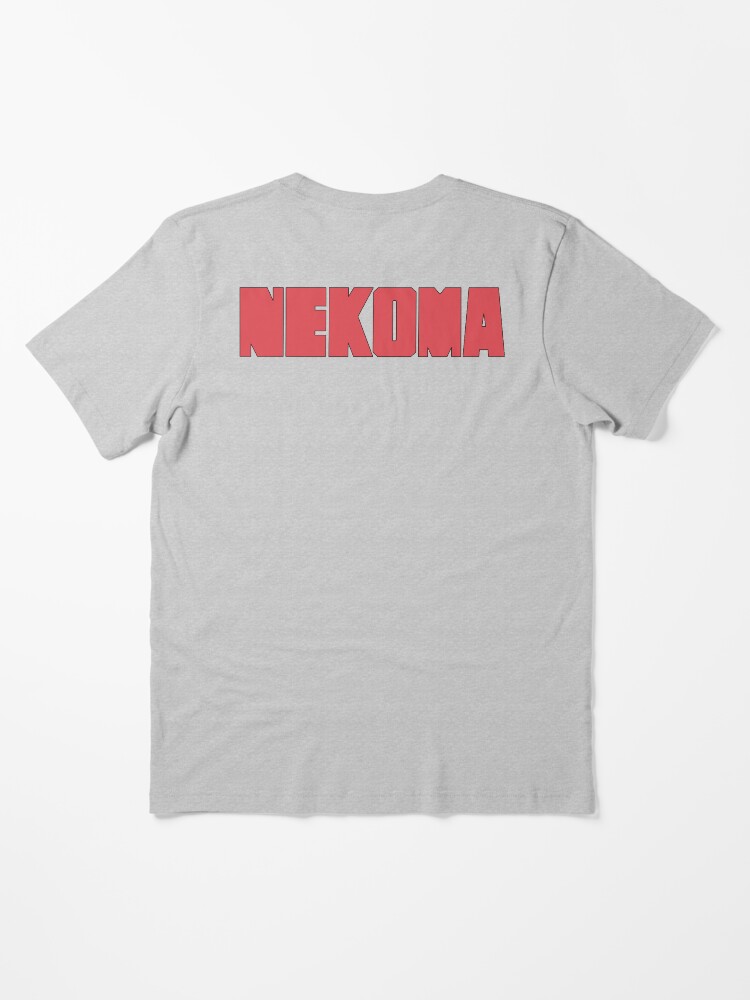 "Nekoma Logo Red on Back" T-shirt for Sale by realishkyle | Redbubble ...