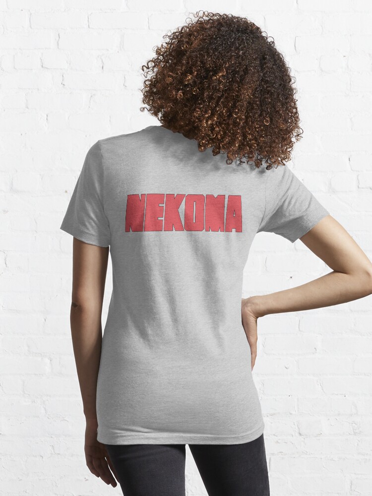 "Nekoma Logo Red on Back" T-shirt for Sale by realishkyle | Redbubble ...